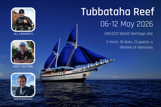 Tubbataha, May 2026 - Jill Heinerth, Nays Baghai & Matt Waters – Nomadic Scuba